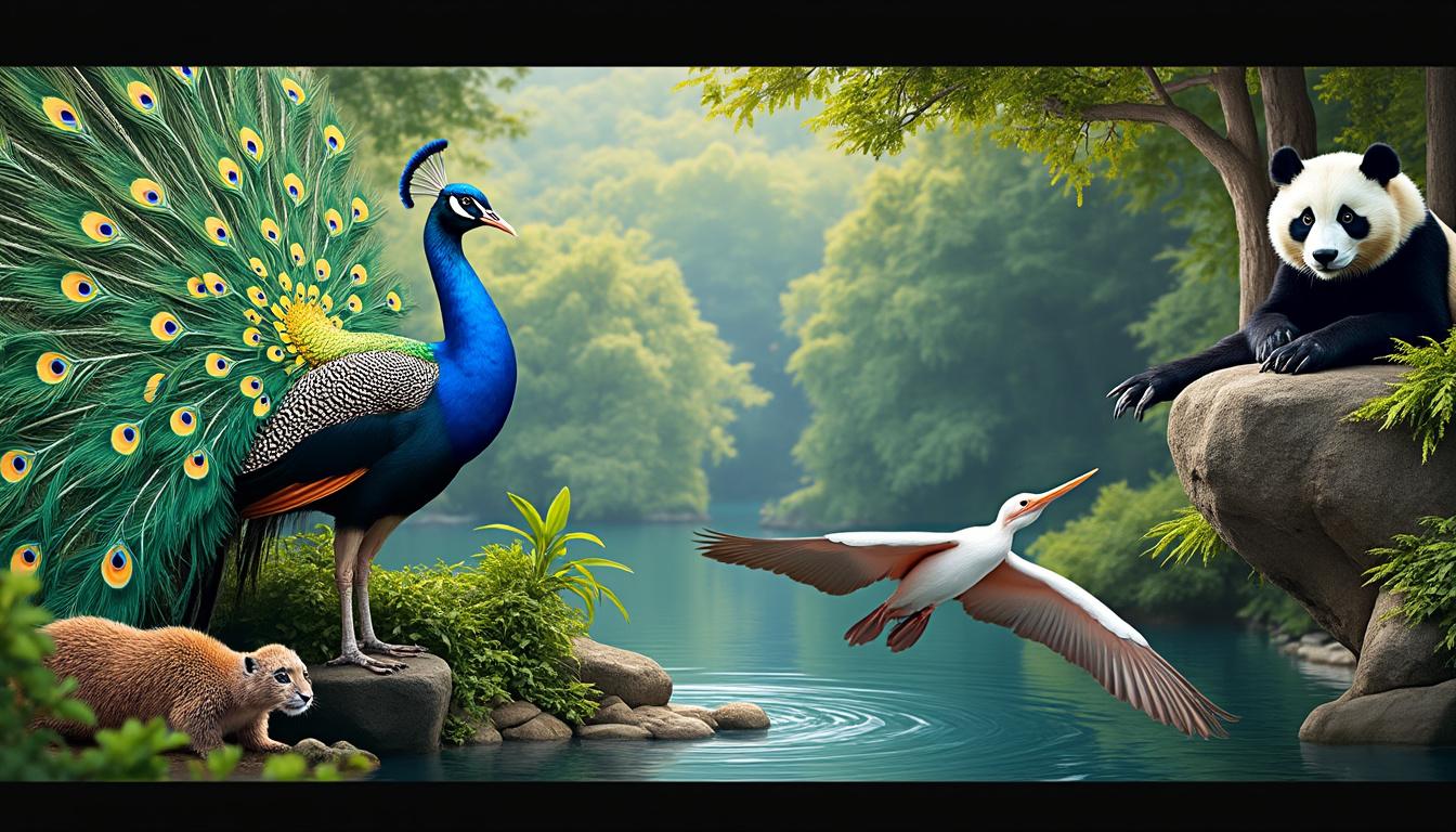 Plongée dans le monde des animaux en p