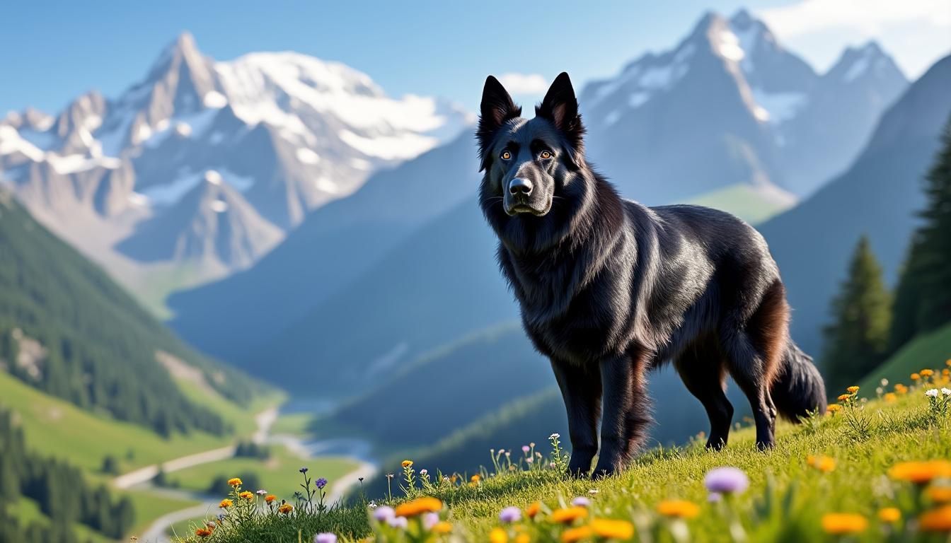 berger suisse noir : le guide pour élever ce chien de montagne aux ...