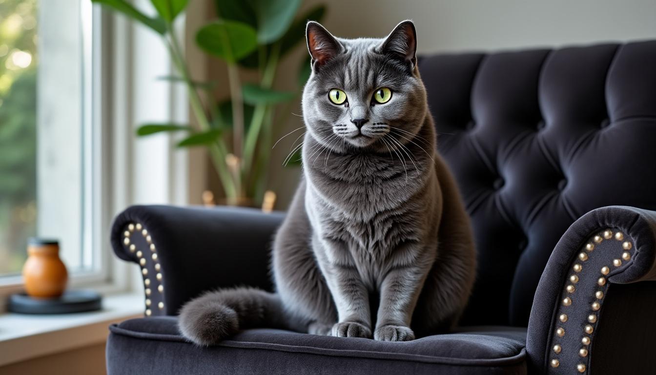 bleu russe : 6 bonnes raisons de craquer pour ce chat élégant