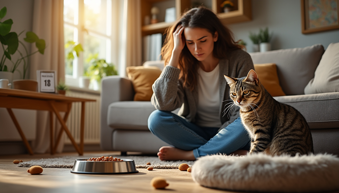 Mon chat boude sa gamelle : comprendre et agir